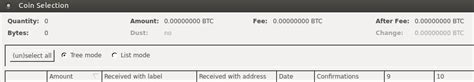 Bitcoin Qt Coin Selection Window Has Unnecessary Columns 9 And 10