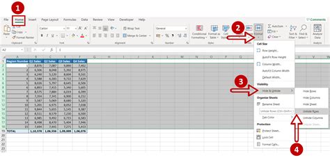 How To Display Hidden Cells In Excel Templates Sample Printables