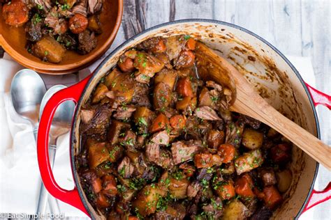 Irish Beef And Stout Stew Recipe With Leeks Eat Simple Food