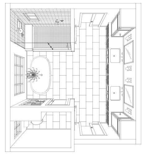 Master Bathroom Floor Plans With Walk In Shower