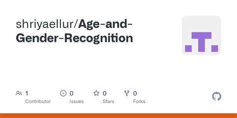 Github Shriyaellur Age And Gender Recognition