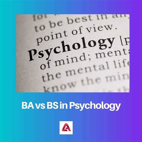 Ba Vs Bs In Psychology Difference And Comparison