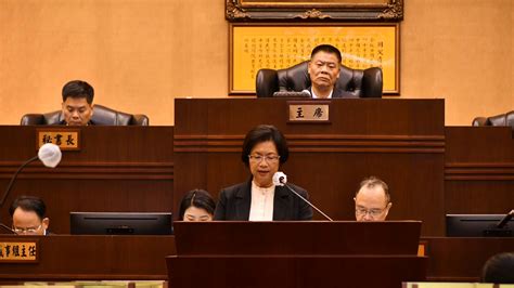 王惠美彰化縣議會施政報告 府會攜手為縣民創造好生活