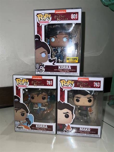 Legend Of Korra Funko Pop Set Hobbies And Toys Toys And Games On Carousell