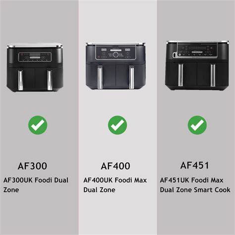 Racks For Ninja Air Fryer Foodi Af300 Af400 Af451 Double Basket Grill