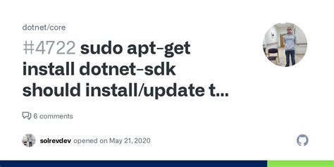 Sudo Apt Get Install Dotnet Sdk Should Install Update To SDK 3 1 300