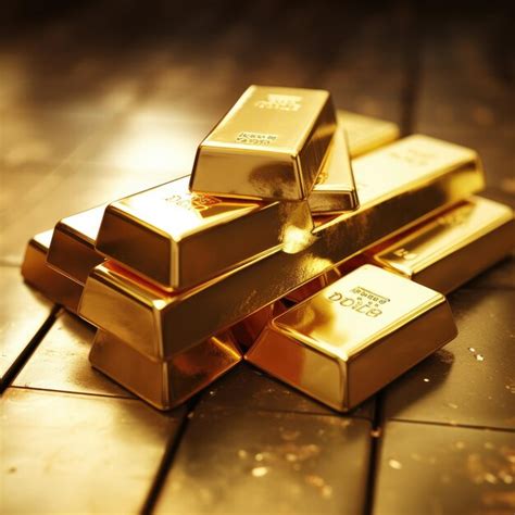 Premium Photo Many Gold Bullion Background In Gold Stockpile
