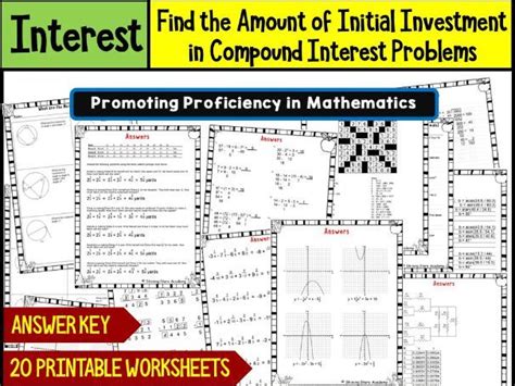FIND THE INITIAL INVESTMENT IN THE AMOUNT OF COMPOUND INTEREST RATE