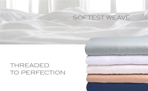 Cariloha Classic Bamboo Sheets 4 Piece Bed Sheet Set Softest Bed