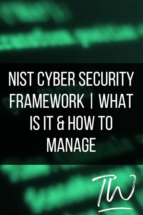 Nist Cyber Security Framework Artofit