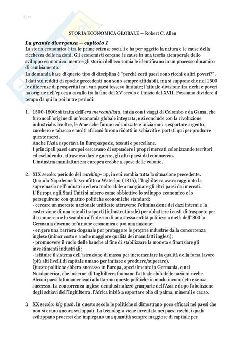 Riassunto Esame Storia Economica Prof Cappelli Gabriele Libro