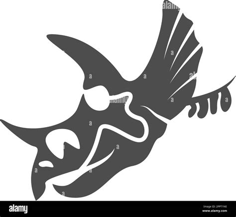 Dinosaur Fossil Icon Design Illustration Stock Vector Image And Art Alamy