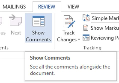 Tips On Using Comments In Microsoft Word