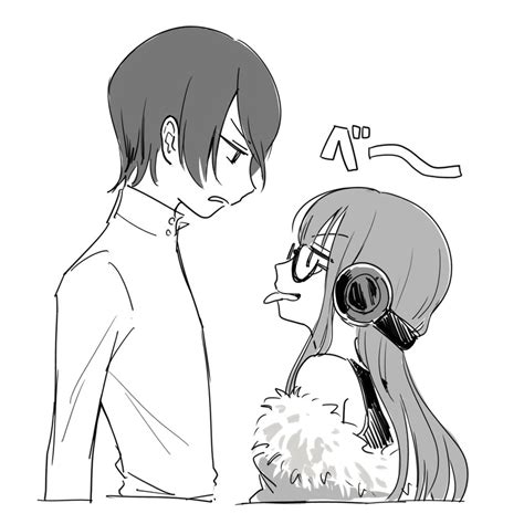 Sakura Futaba And Kitagawa Yuusuke Persona And 1 More Drawn By Hotoke
