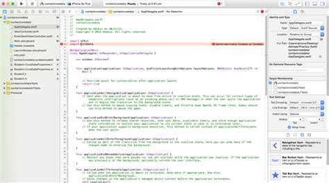 Ios Core Data Enabled Project Not Loading Coredata Stack Overflow