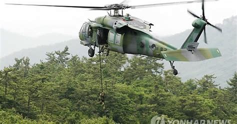 육군 31사단 헬기 패스트로프 훈련