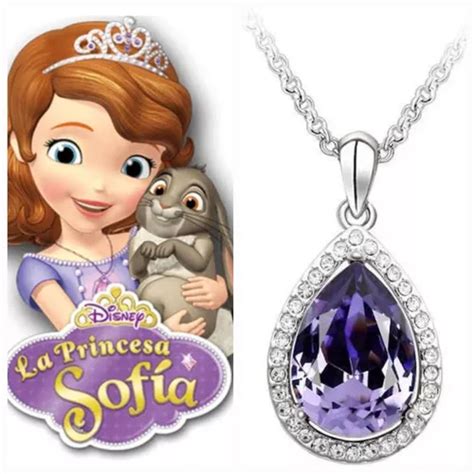 Collar Amuleto Princesita Sofia Con Cadena Meses Sin Interés