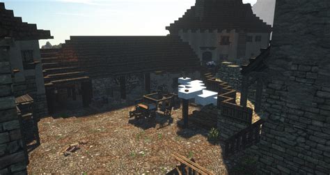 Fortified Medieval Town Conquest Reforged Minecraft M