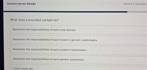 What Does A Bounded Context Do Separates The Studyx