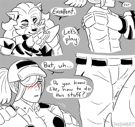 Rule 34 2022 2d 2girls Animatronic Anthro Bangs Blush Blush Lines