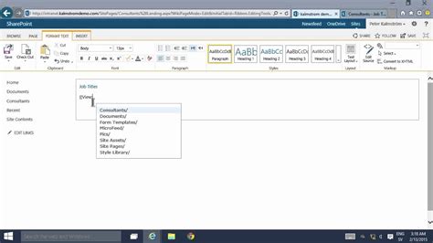 create custom sharepoint landing page youtube