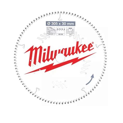 Milwaukee Disco De Corte Para Serra Circular 305x30x30x100 Atb Neg