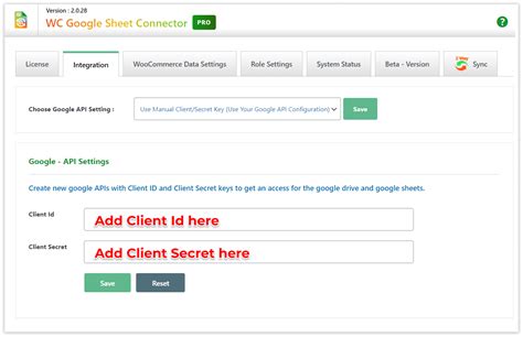 Integration With Google Manual Method GSheetConnector