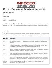 Analyzing Wireless Network Traffic Using Wireshark Course Hero