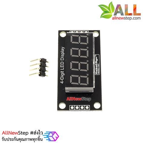 โมดูลแสดงค่าตัวเลข 4 หลัก ขนาด 036 นิ้ว สีแดง Tm1637 Driver Arduinoall ขาย Arduino ซื้อ