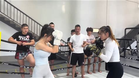 Fitness Boxing Girl Challenges Boxing Girl Twice Youtube