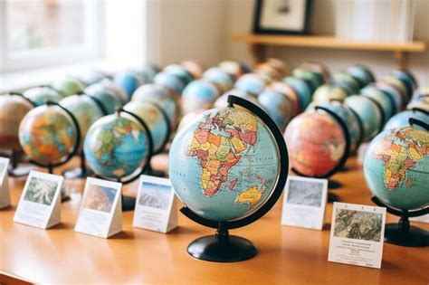 Classroom Globe And Educational Posters Premium Ai Generated Image