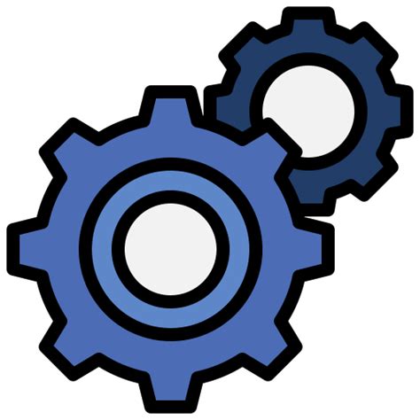 Cogwheel Surang Lineal Color Icon