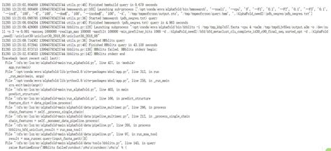 RuntimeError Hmmsearch Failed Issue Google Deepmind Alphafold GitHub