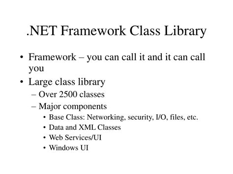 Ppt Introduction To Net Microsofts Modern Application Platform