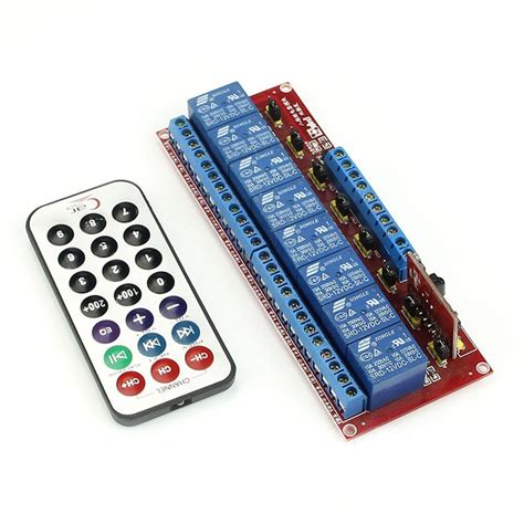Infračervený ovládač relé 8 kanálov Techfun sk Naj Arduino shop