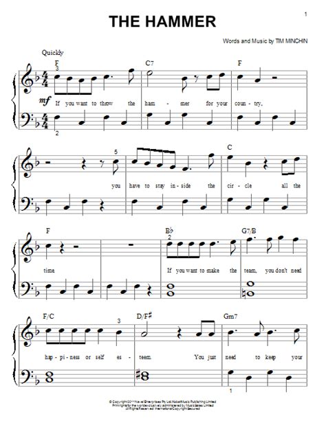 The Hammer Sheet Music Direct