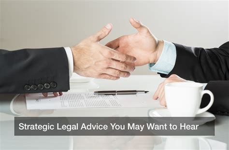 Strategic Legal Advice You May Want To Hear My Free Legal Services