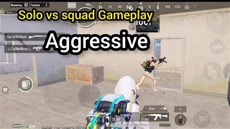 Solo Vs Squad Gameplay Bgmi Clutches YouTube