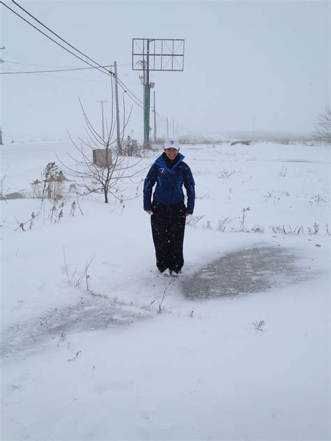 This Is My Life Getting Hammered By Ice Pellets Blizzard 2012 But I