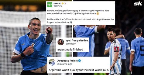 “argentina Wont Qualify For Next World Cup” “deserved Loss” Twitter