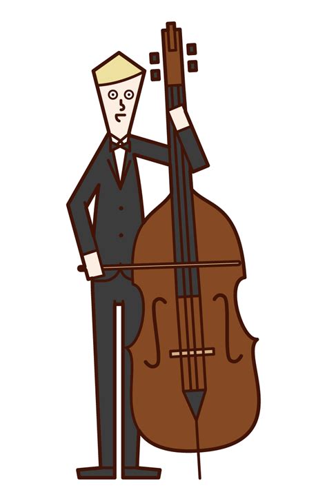 협주곡 연주자남성 일러스트 무료 일러스트 소재집 Kukukeke
