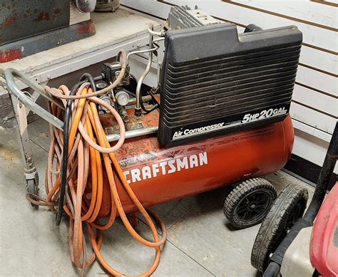 Craftman 5hp 20 Gal Air Compressor Sold At Auction On 12th August George Cole