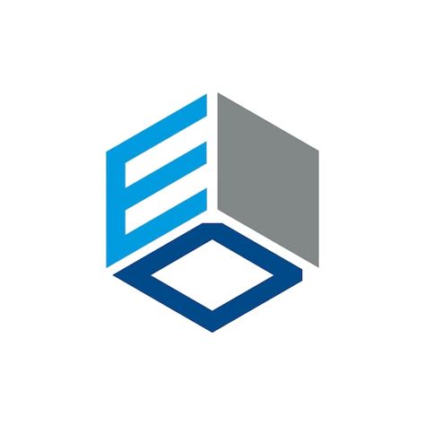 Premium Vector Ed Hexagonal Logo Design Illustration