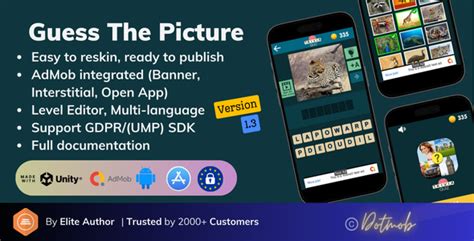 Guess The Picture Unity Game Android Ios Admob By Dotmob