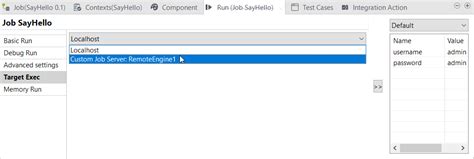Executing Artifacts On A Remote Engine From Talend Studio Talend Studio Help