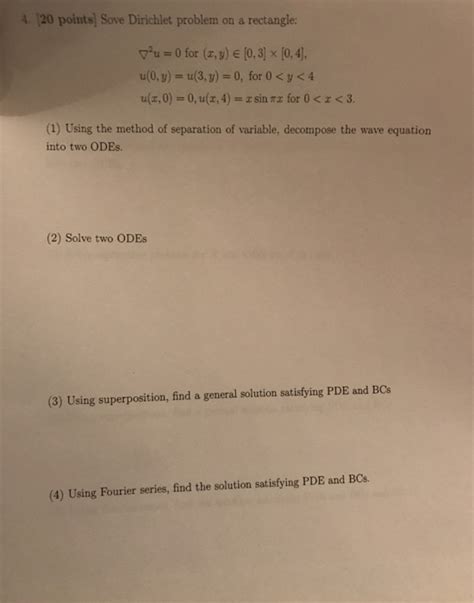 solved solve dirichlet problem on a rectangle nabla 2 u 0