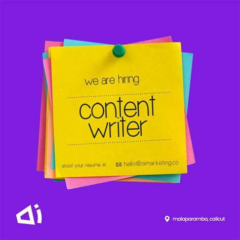 Oi Marketing On Linkedin Hiring Contentwriter Hiringalert Hiringnow