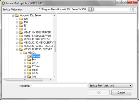 Backup E Restore No SQL Server 2012 DevMedia