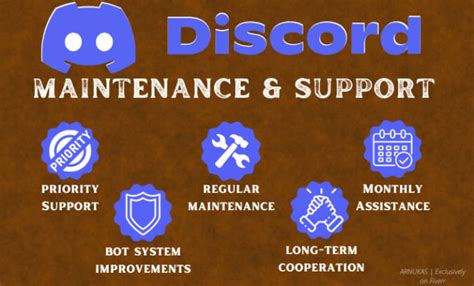 Be Discord Manager To Support Improve Maintain The Server By Arnukas