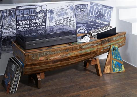 Massivmoebel24 Couchtisch Nature Of Spirit Ausgefallener Vintage